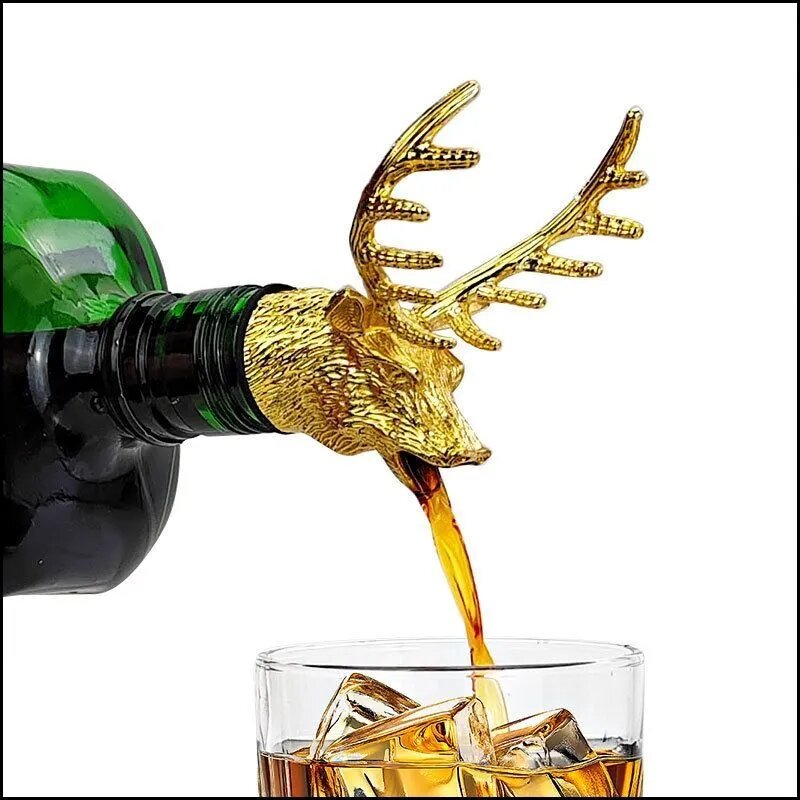 Эксклюзивный диспенсер для домашнего бара в виде головы оленя Jagermeister
