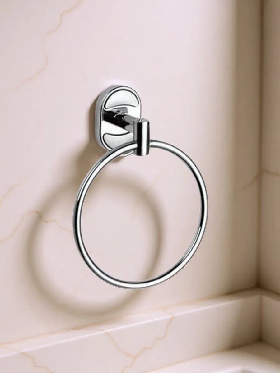 Держатель-кольцо для полотенец Hansen HA31004, хромированная латунь, 20x20 см