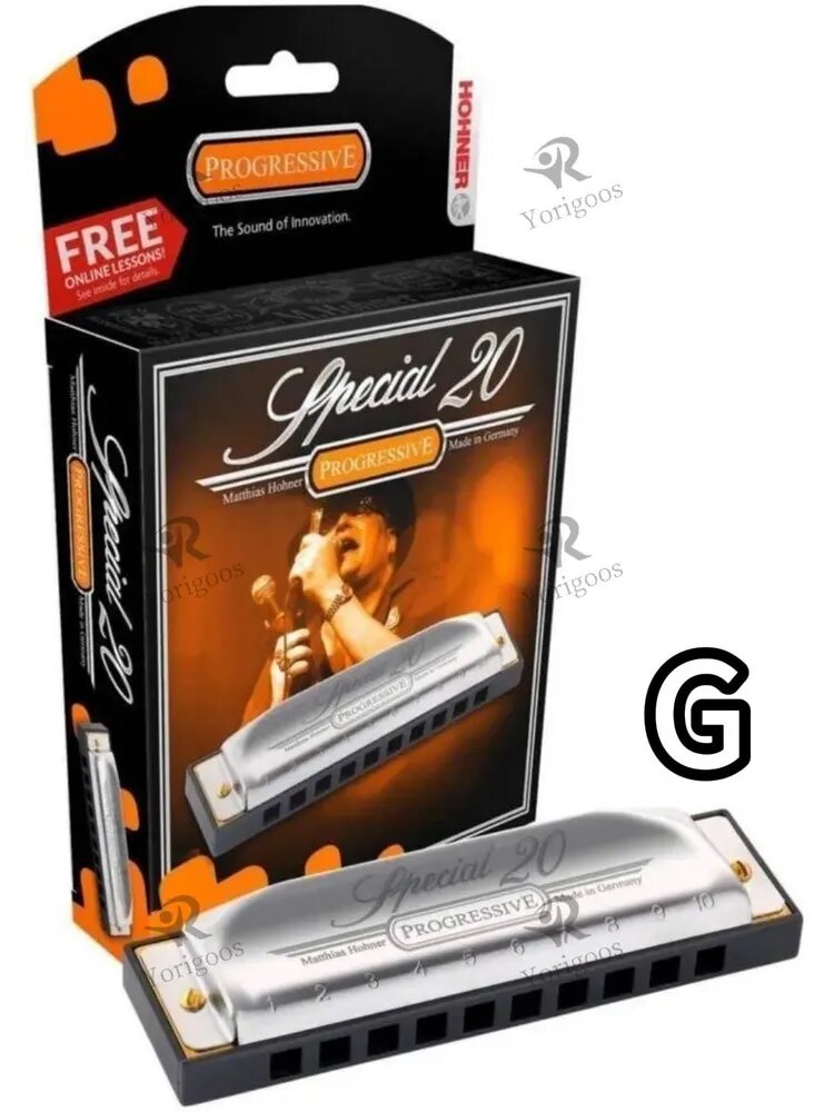 Блюзовая гармоника Hohner Special 20 для новичков, эксклюзивная 10дырочная модель SP20