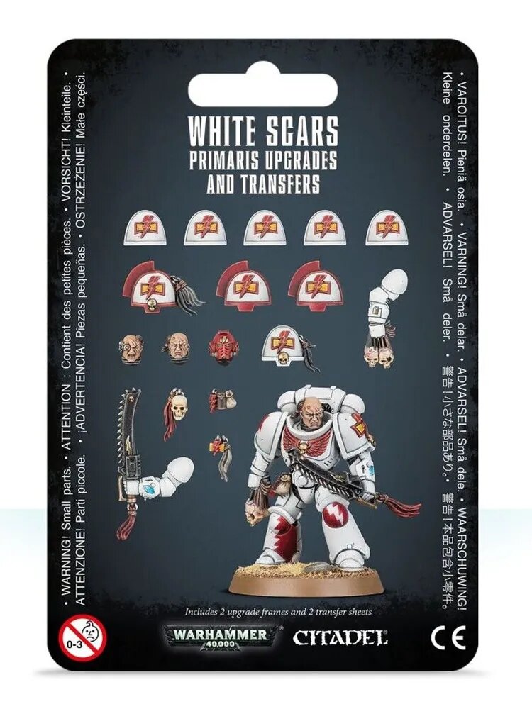 Games Workshop White Scars Primaris Upgrades and Transfers Набор для сборки, модификации космических десантников