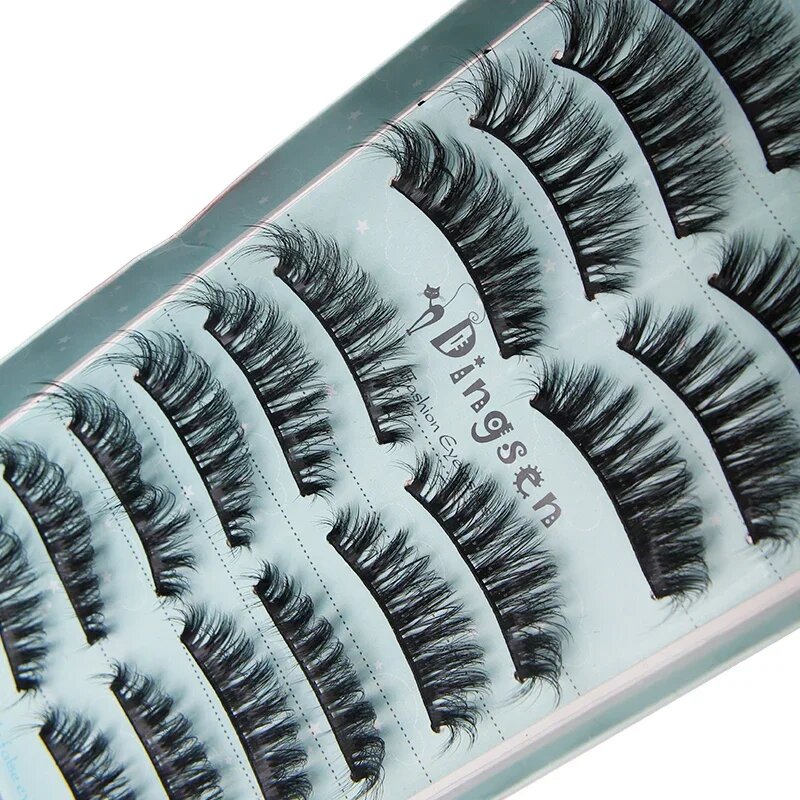 Накладные ресницы 10 пар, Цвет: 10Pairs-3D153