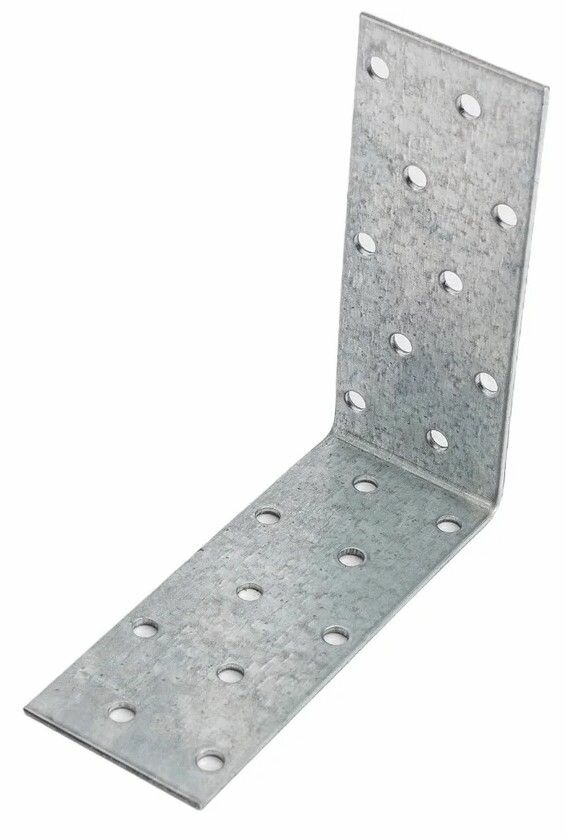 Уголок крепежный 100х100х40х1,8мм усиленный стальной