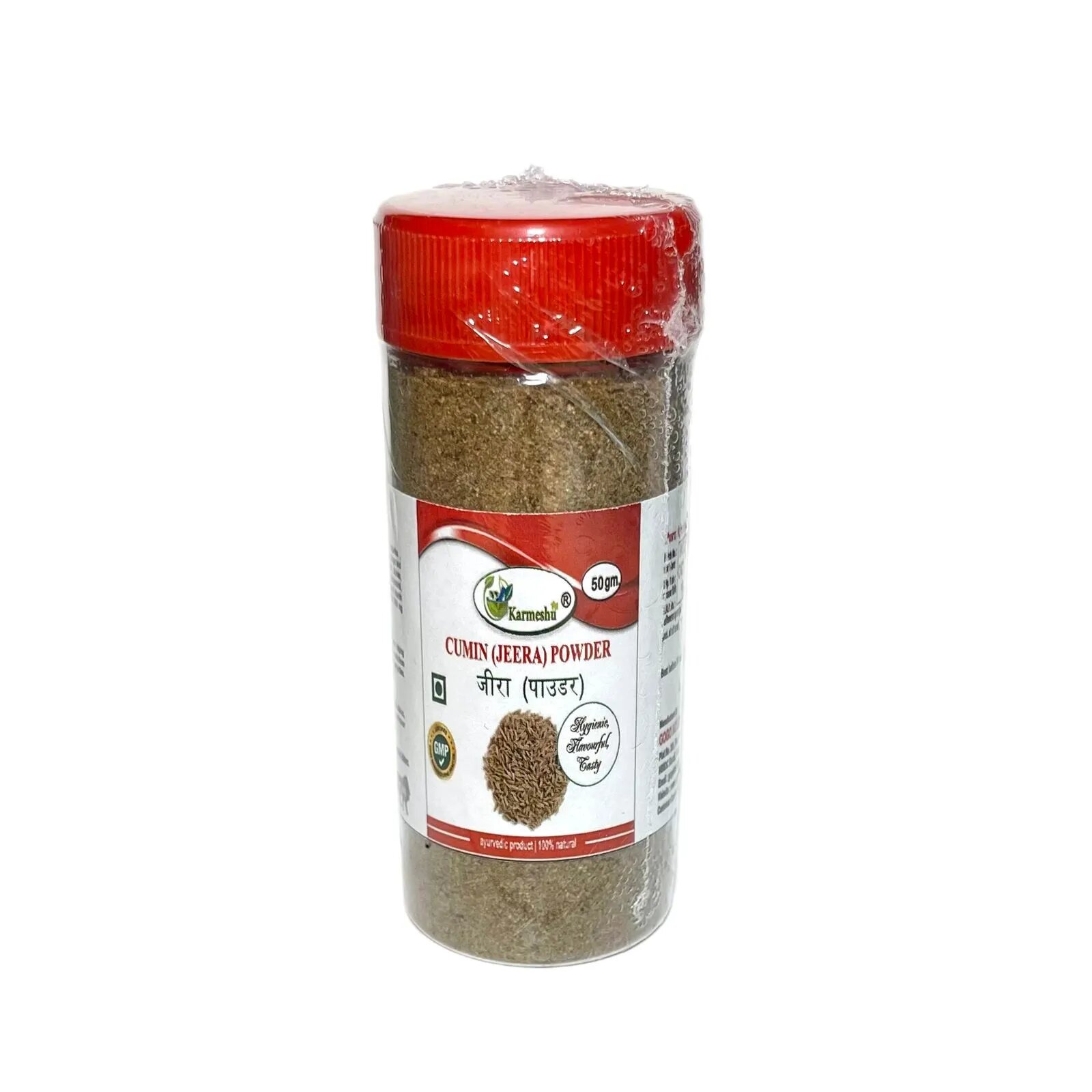 Кумин/джира молотая Кармешу ( Cumin/ Jeera powder Karmeshu ) 50 гр банка с дозатором
