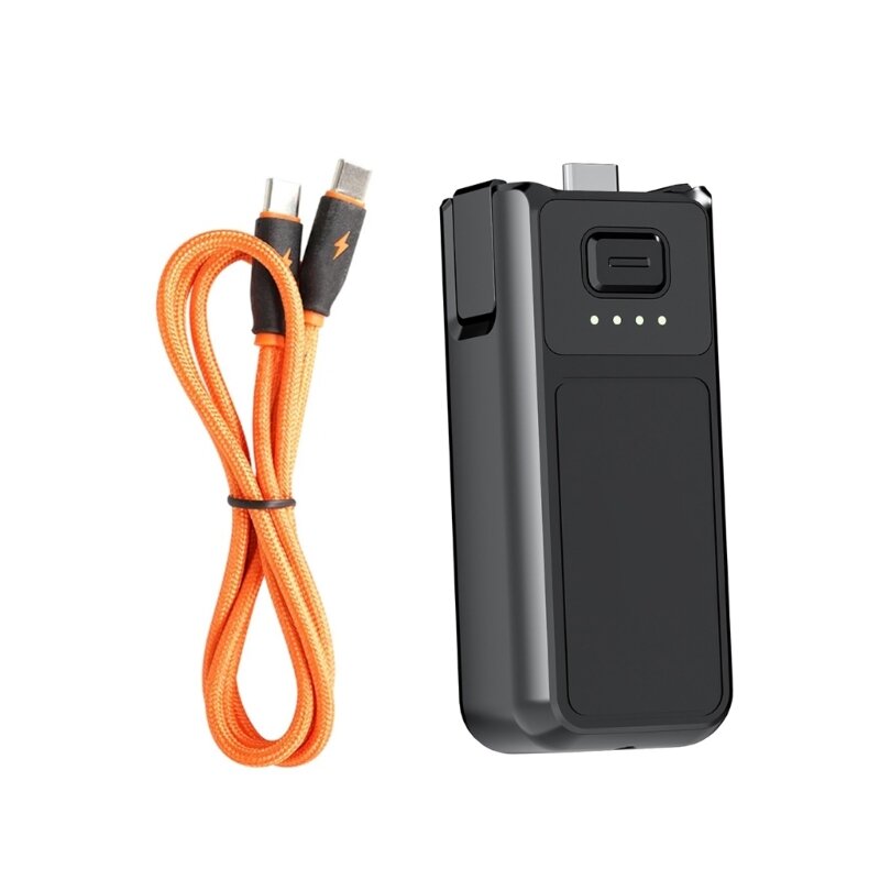 Удлиненная аккумуляторная ручка большой емкости для Pocket 3 4 с портом зарядки Type C емкостью 1600 мАч и аксессуарами для записи