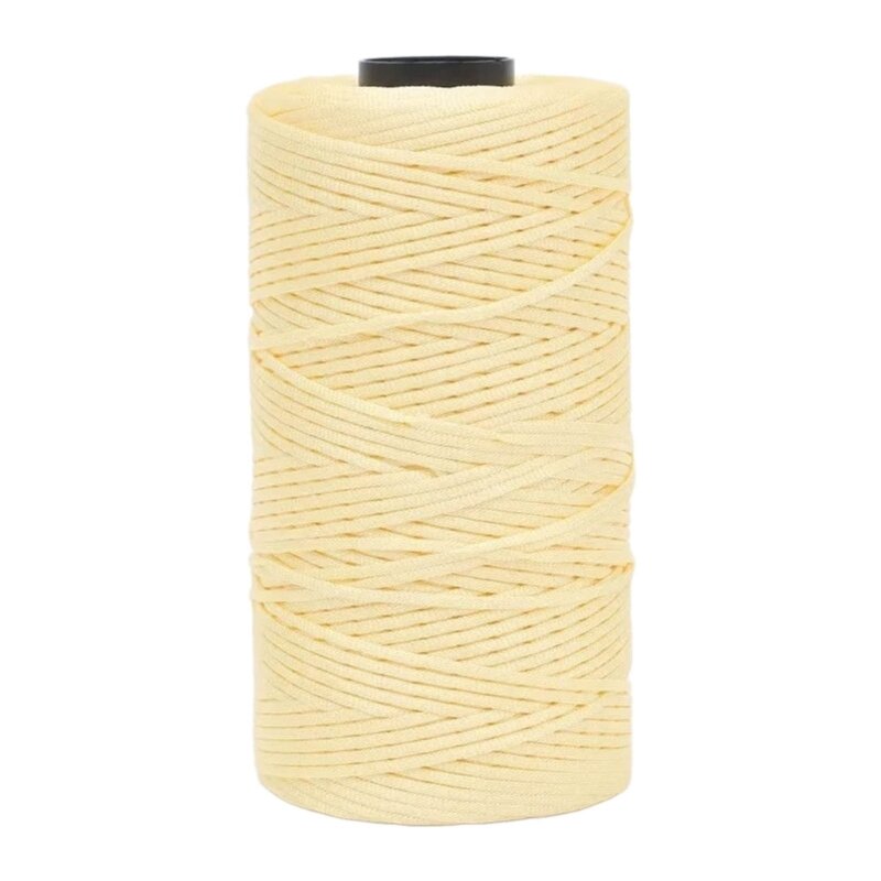 Мерсеризованная хлопчатобумажная льняная нить ice silk-51 молочно-желтый