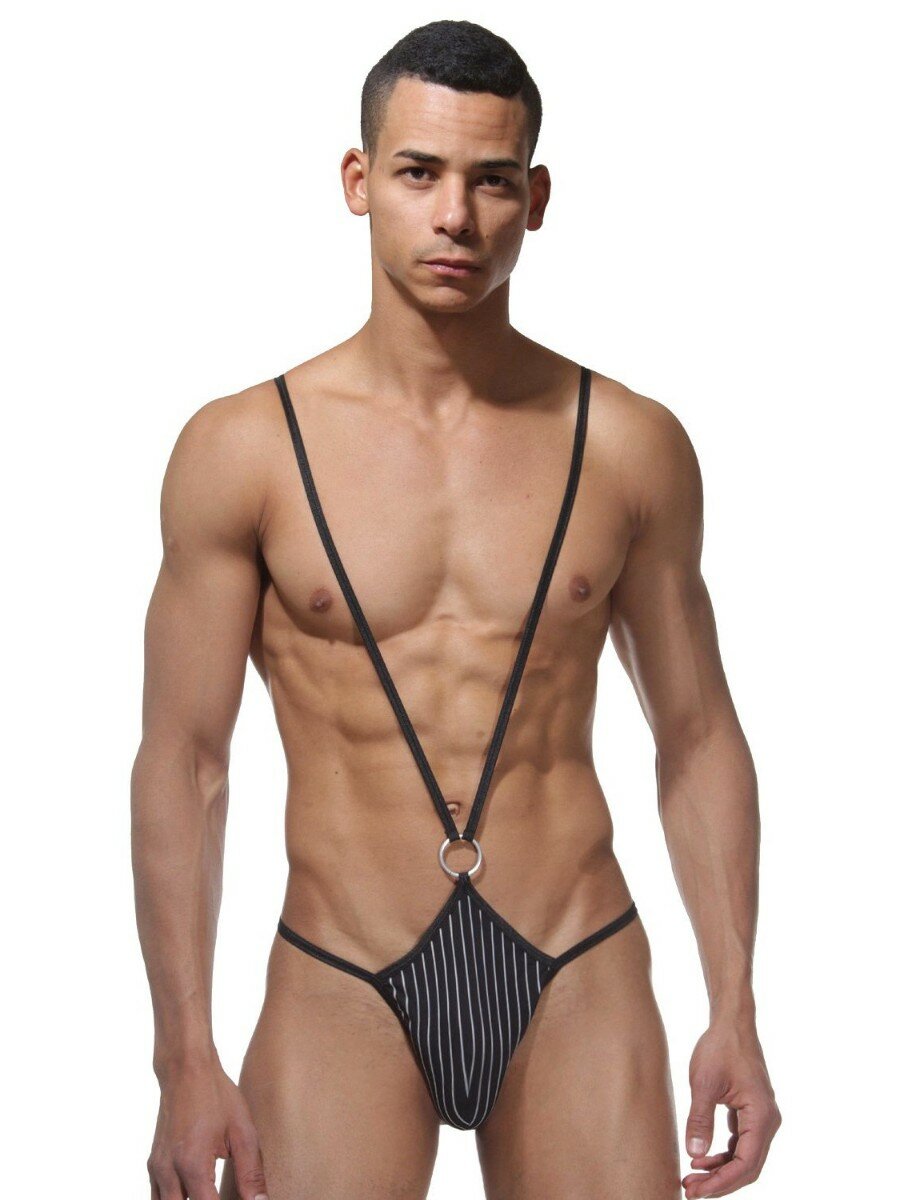 Боди мужское эротическое черное LaBlinque LB15156 L/XL (48-50)