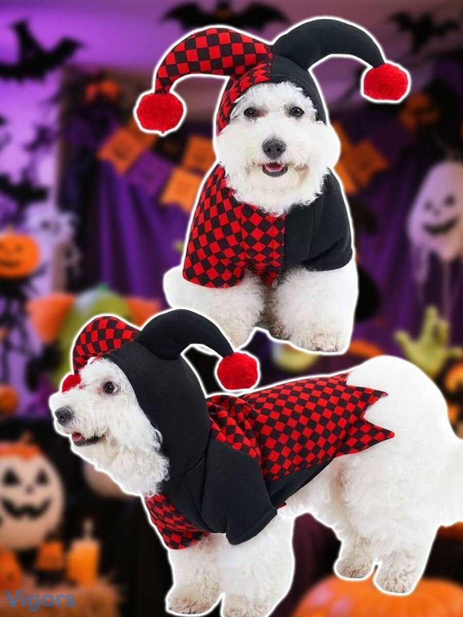 Одежда для домашних животных, Хэллоуин, забавные переодевания маленьких собачек