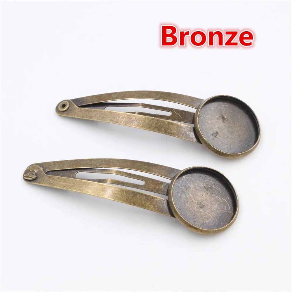 Медные шпильки для волос Wadsfred 10 шт Коричневый, 18 мм, Bronze
