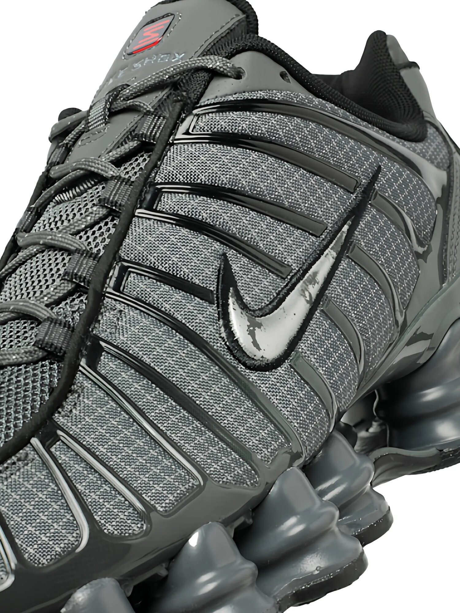 Кроссовки NIKE Shox TL, размер 10.5 US, grey — фото 1