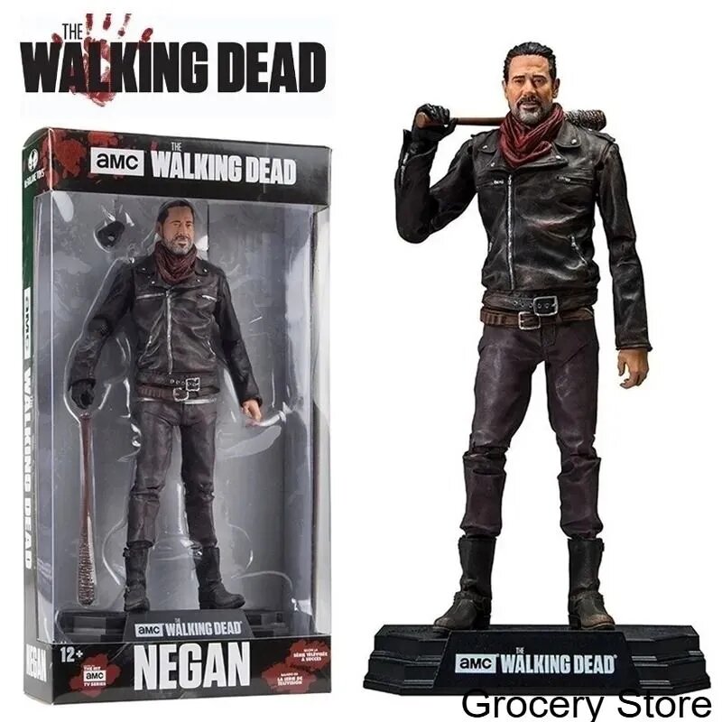 Экшн-фигурка Ходячие мертвецы Ниган. /The Walking Dead Negan 18см