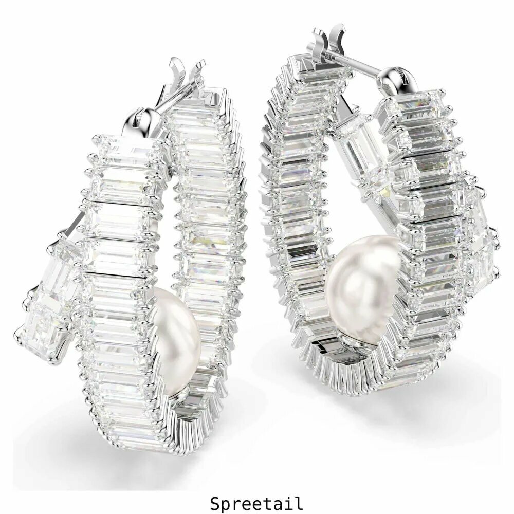 Swarovski Серьги кольца — фото 1