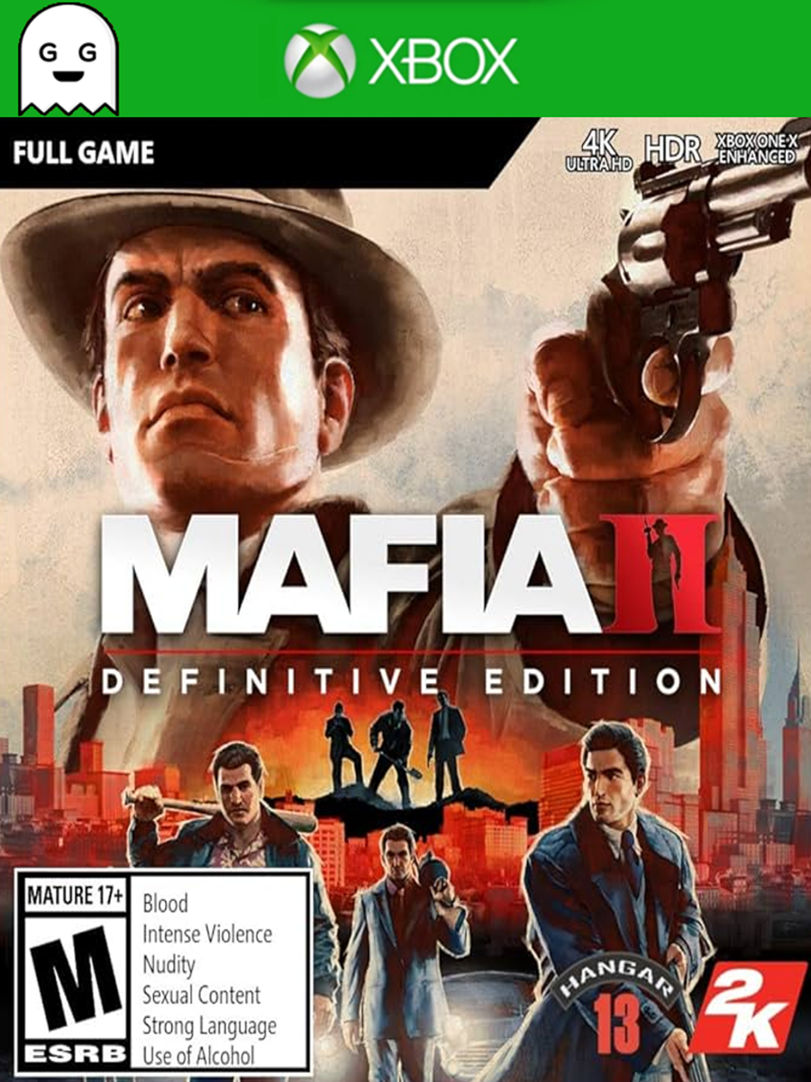 Игра Mafia II: Definitive Edition, цифровой ключ для Xbox One/Series X|S, Русская озвучка, Аргентина