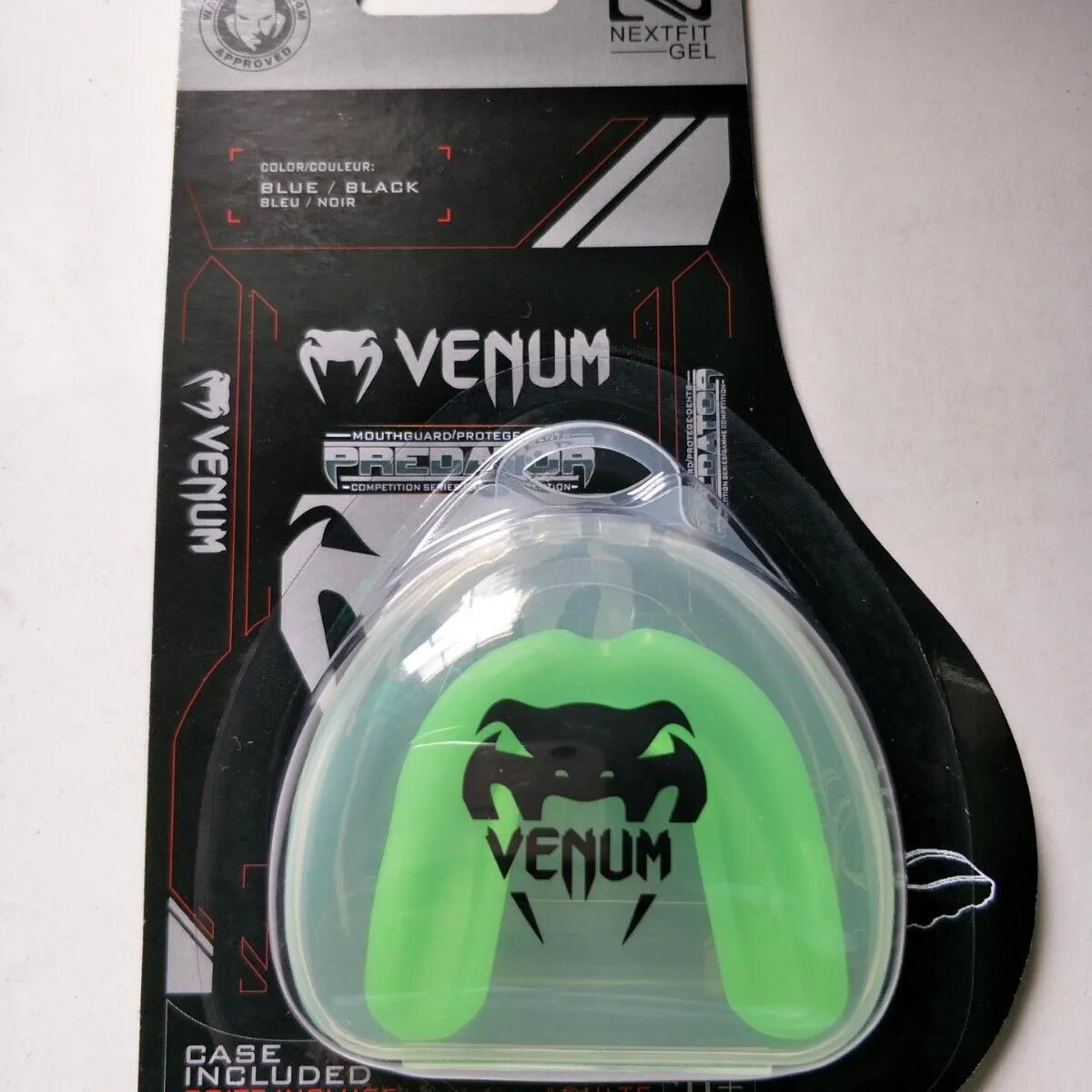 Капа взрослая боксерская спортивная venum predator одночелюстная для единоборств, мма, тхэквондо, каратэ