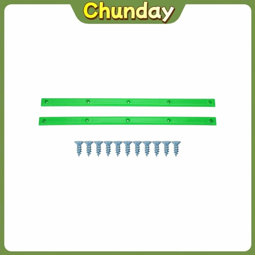 Рельсы для лонгборда, износостойкие, зеленые