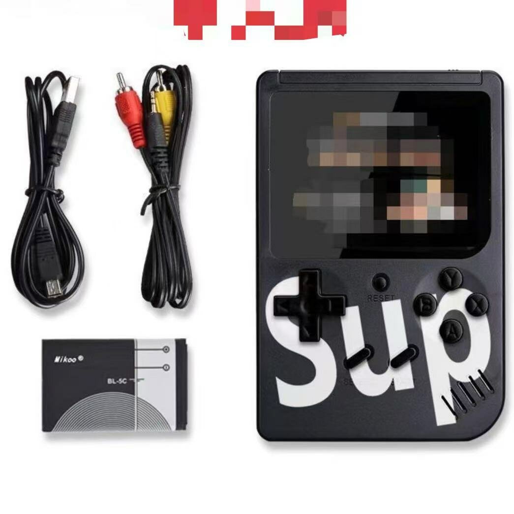 Игровая консоль SUP GAME BOX, портативная, 400 предустановленных 8-битных игр