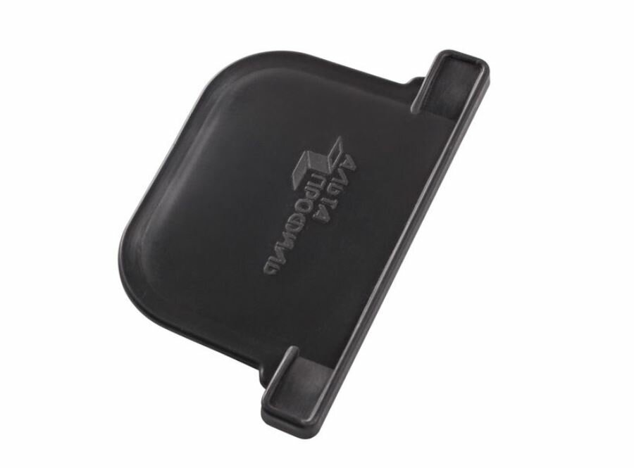 Торцевая заглушка канала 60 (черная) Альта-Профиль 142х80х17мм