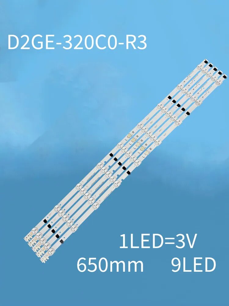 650MM Светодиодные полосы подсветки для UE32F5020AK, UE32F5005AK, UE32F4000AW UE32F5050AK