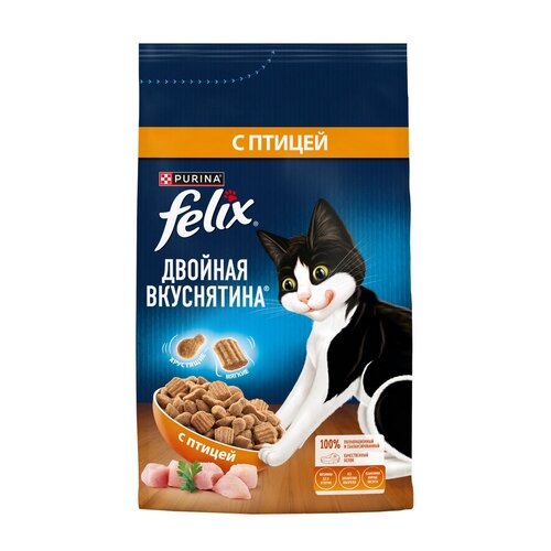 Сухой корм Пурина Феликс для взрослых кошек с птицей 1,3 кг