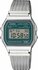 Наручные часы CASIO, серебряный, зеленый