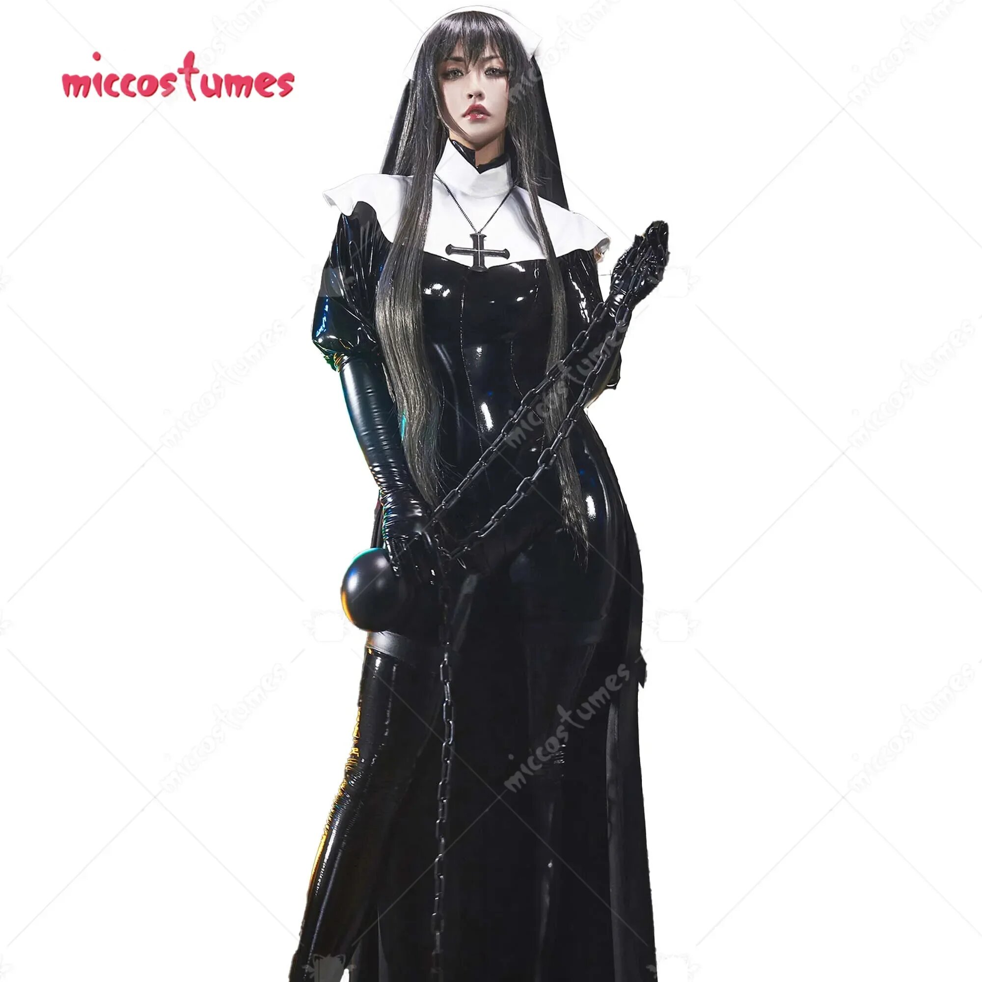 Костюм монахини Miccostumes X Chowbie черный