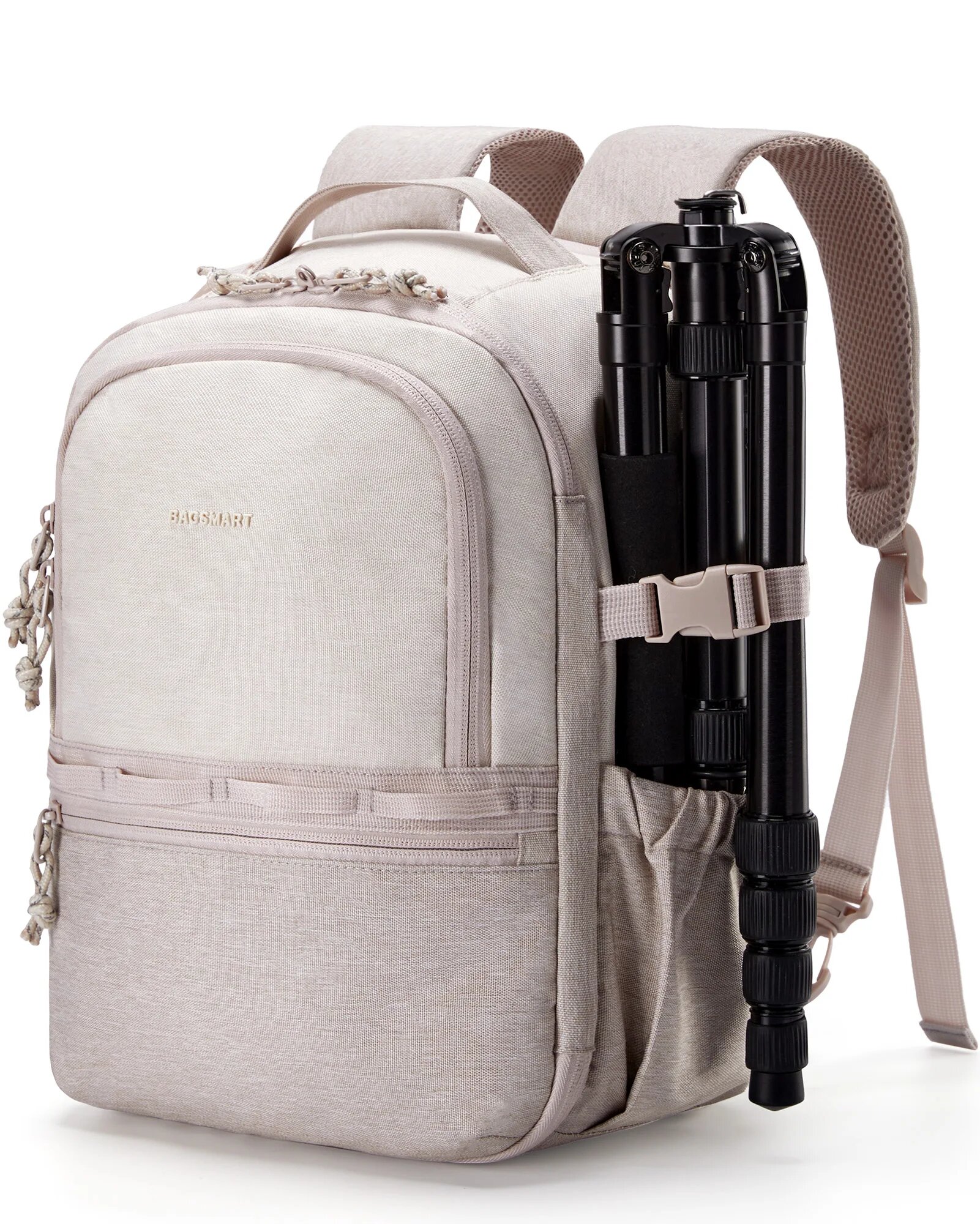 BAGSMART Рюкзак для фотоаппарата бежевый, Color: Beige