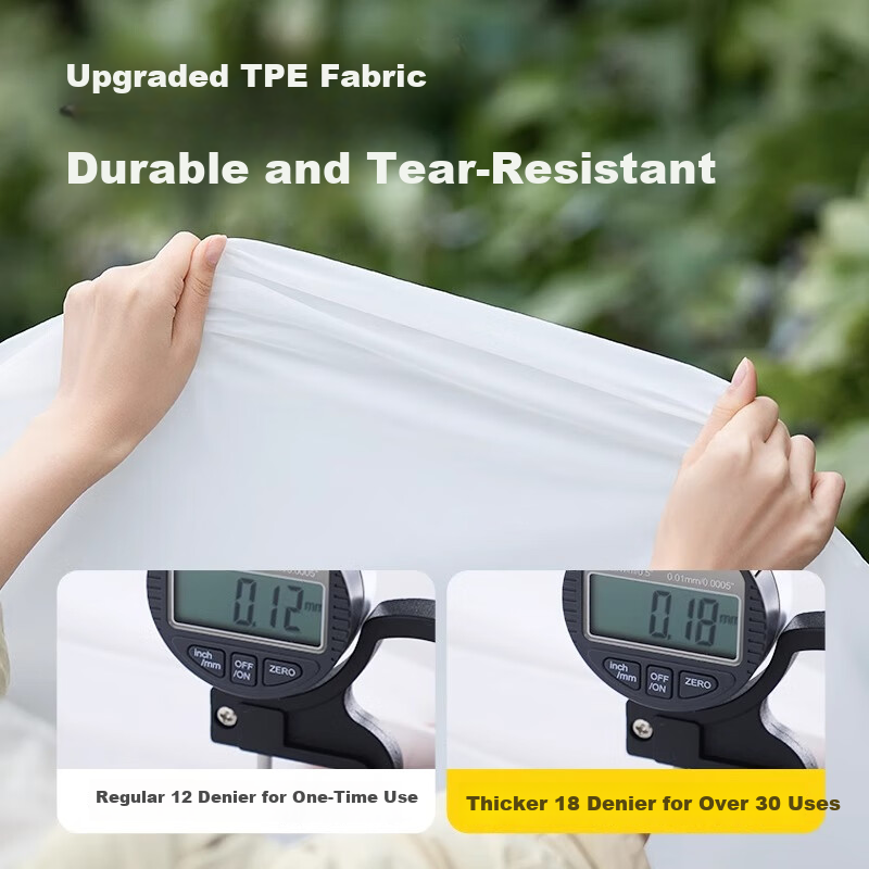 BADIGAO Одноразовая накидка-дождевик толстая полная защита от дождя для курьеров электросамокатов походов с капюшоном