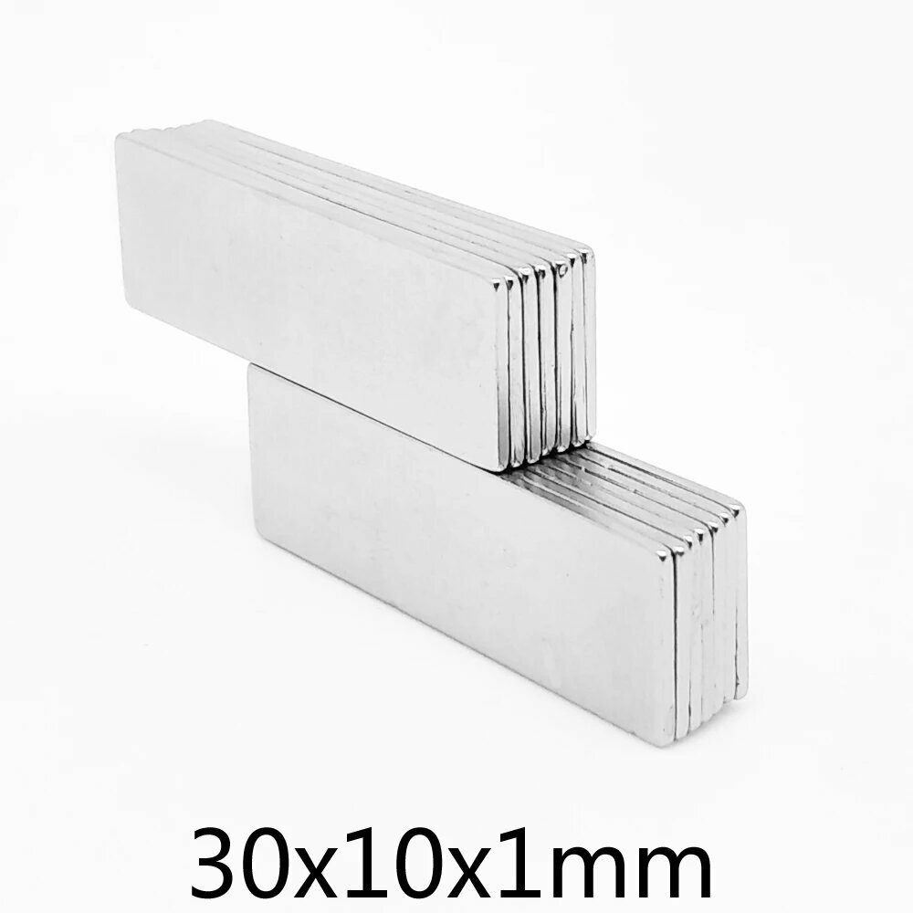 Мощный магнитный блок 30x10x1 мм