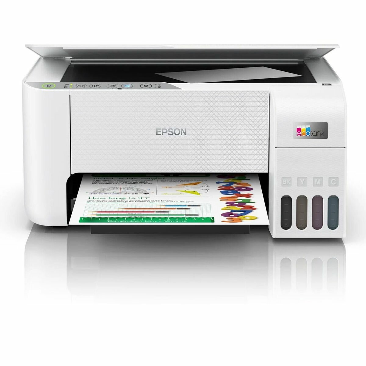 МФУ струйное Epson L3256 "3 в 1", А4, 33 стр./мин, 5760x1440, Wi-Fi, СНПЧ, белый (C11CJ67524)