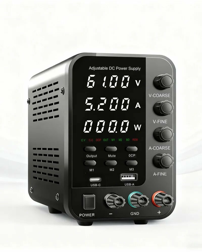 Лабораторный источник питания, 60V-5A-300В, Источник постоянного тока, цифровой дисплей, коммутация, регулятор напряжения