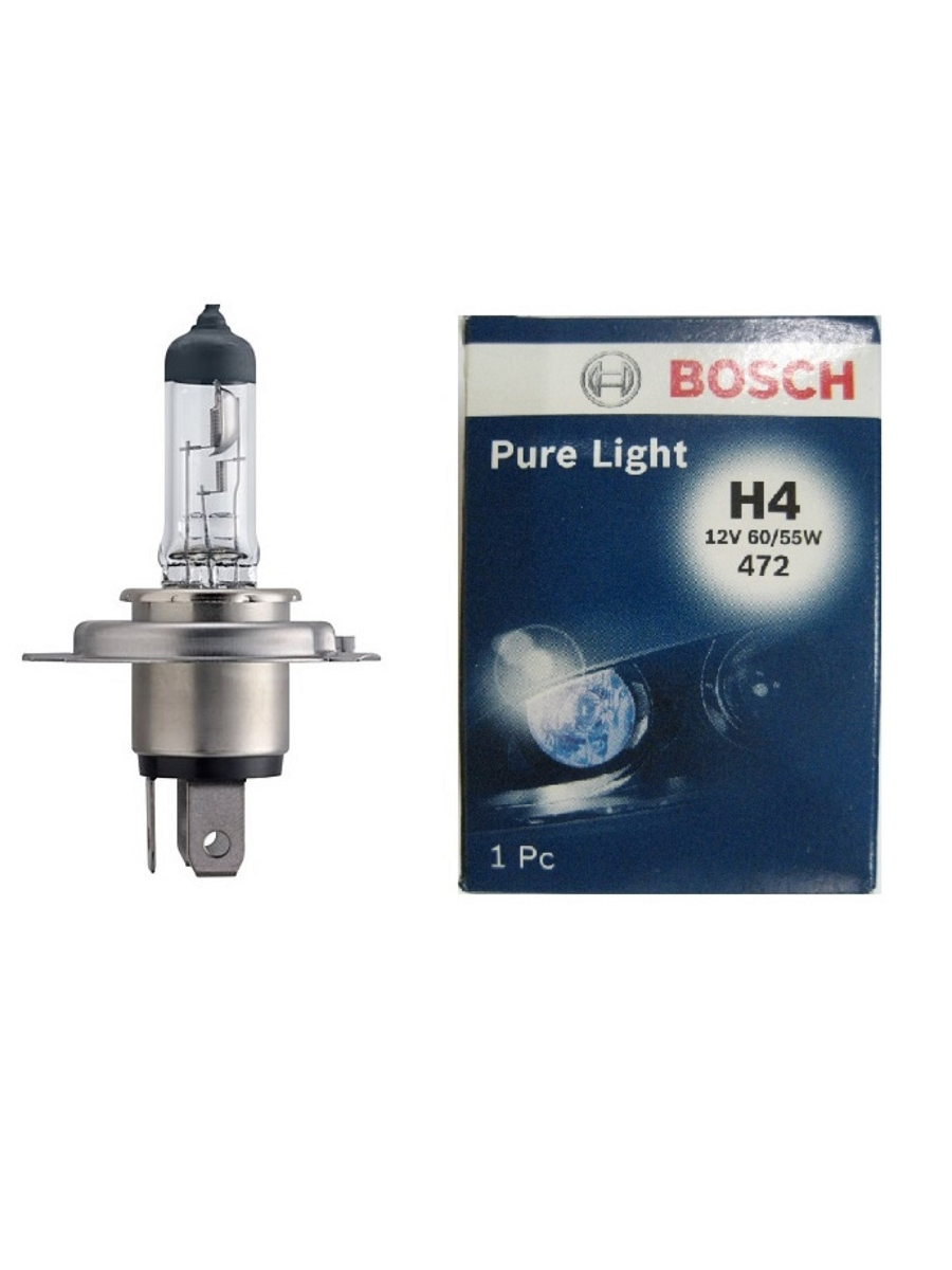Лампа 12V H4 60/55W галогенная стандартная 1987302041 (Bosch)