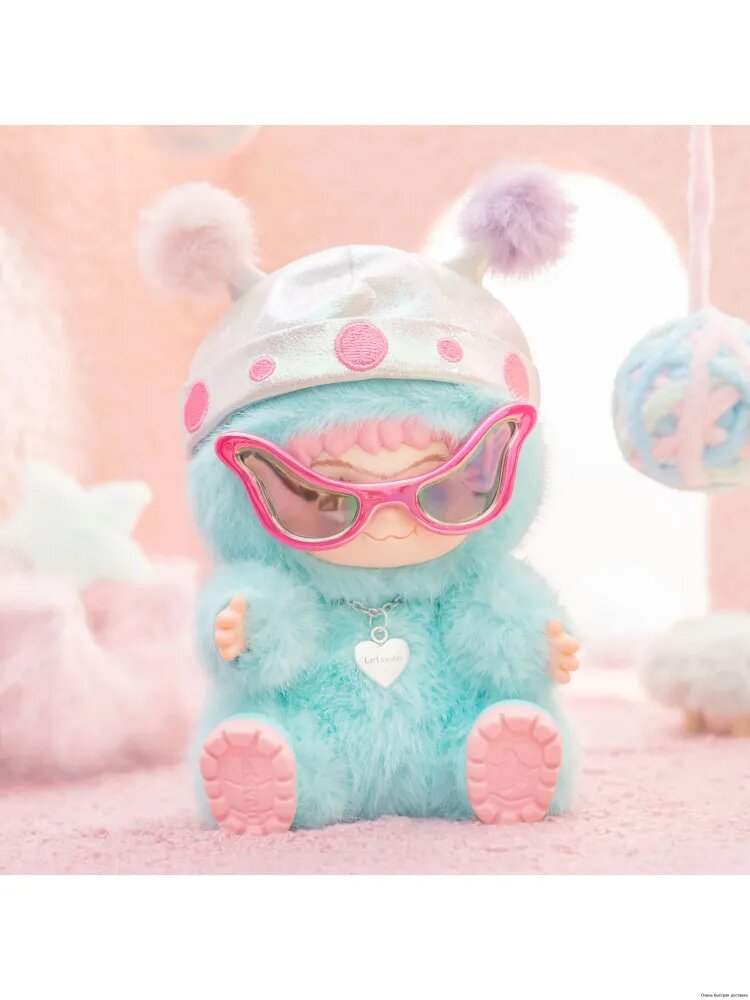 Мягкая игрушка вакуку Wakuku Fuzzy Trendy Fun Party Series мягкая игрушка 17 см плюшевая игрушка для детей — фото 1