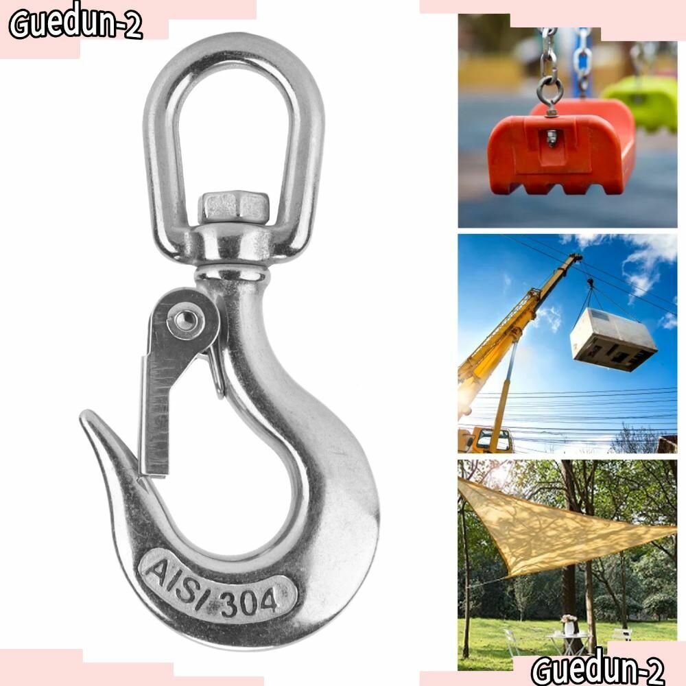 Поворотный подъемный крюк с проушиной