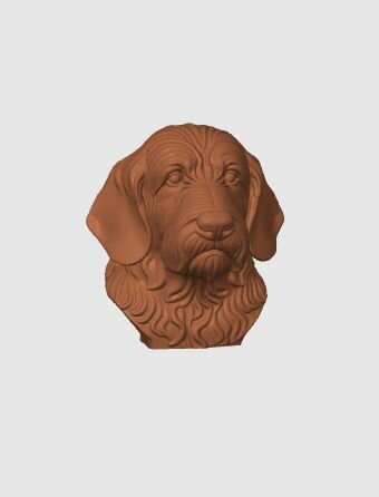 Эксклюзив! Статуэтка собаки - выдровая гончая (10см, коричневый маталлик) - Верный друг, подарок, талисман