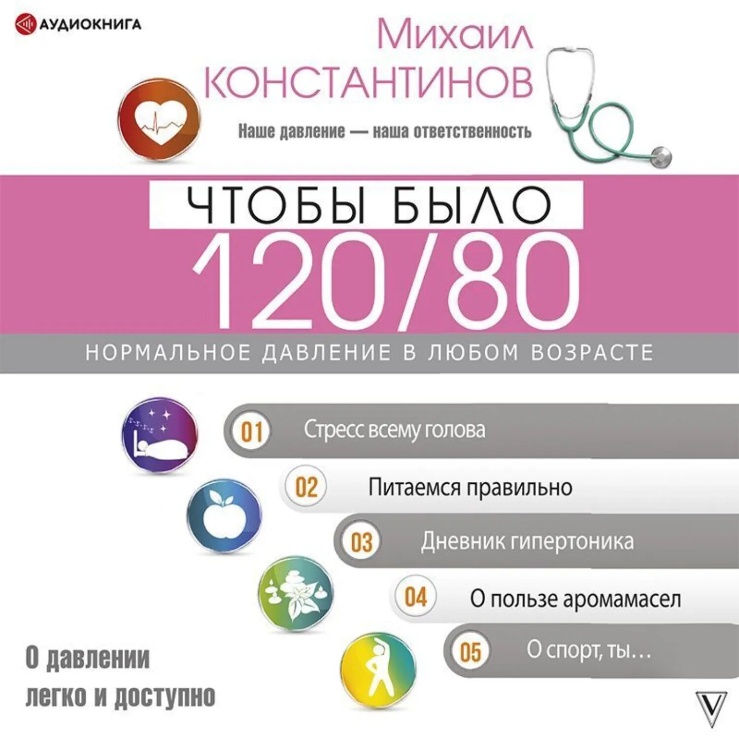 Чтобы было 120/80. Нормальное давление в любом возрасте! [Аудиокнига]