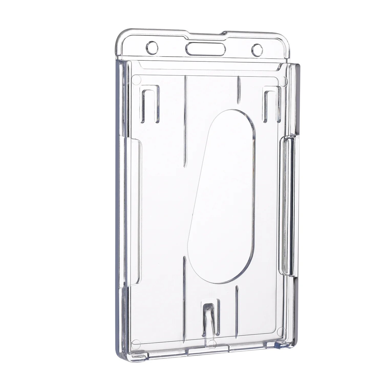 Держатель для бейджа прозрачный, Card sleeve, Белый