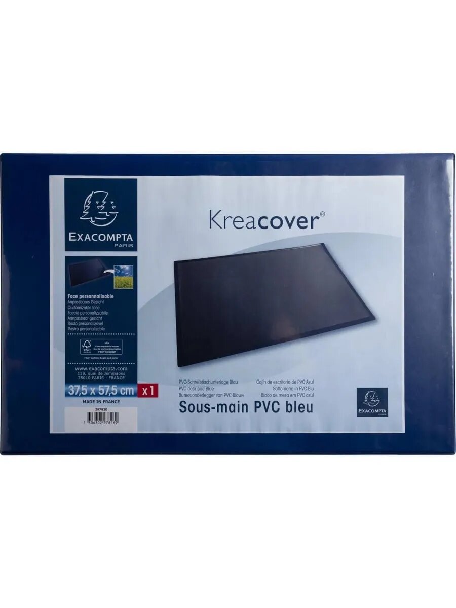 Стильный коврик для рабочего стола с прозрачным листом