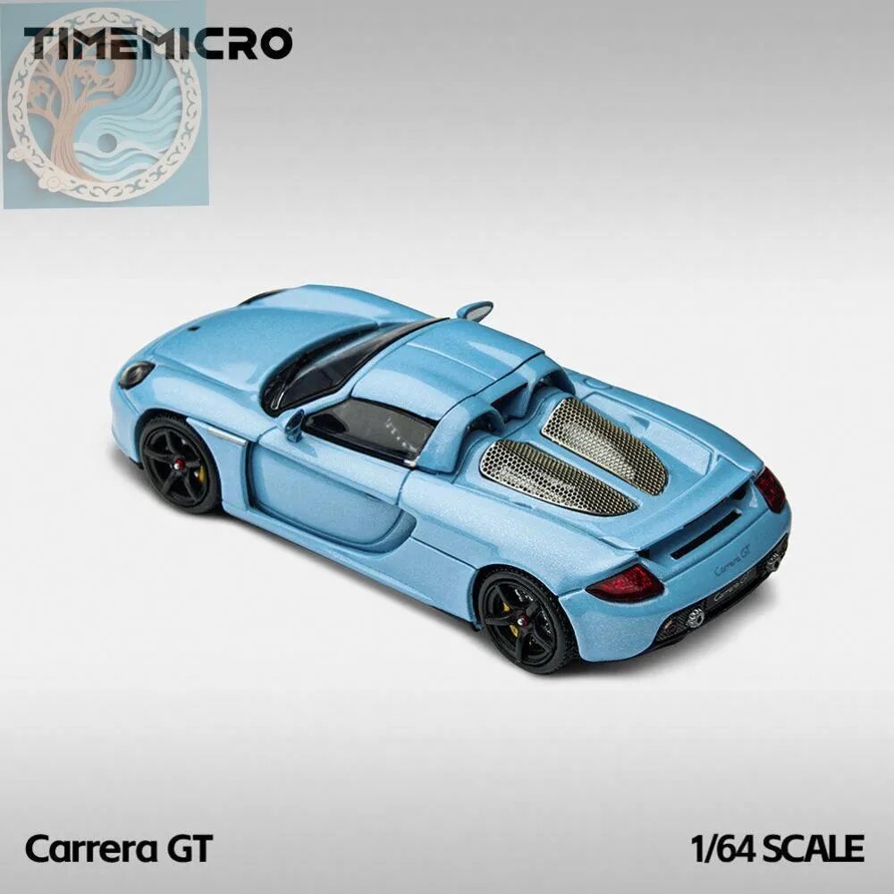 TimeMicro Porsche Carrera GT Gulf коллекционная модель 1/64 масштаб. Металлическая игрушка — фото 1