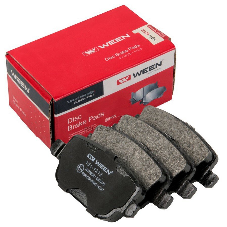 WEEN 151-1212 Тормозные колодки дисковые задние FORD Mondeo IV S-Max Kuga I Galaxy Focus II ST/RS VOLVO S80 I