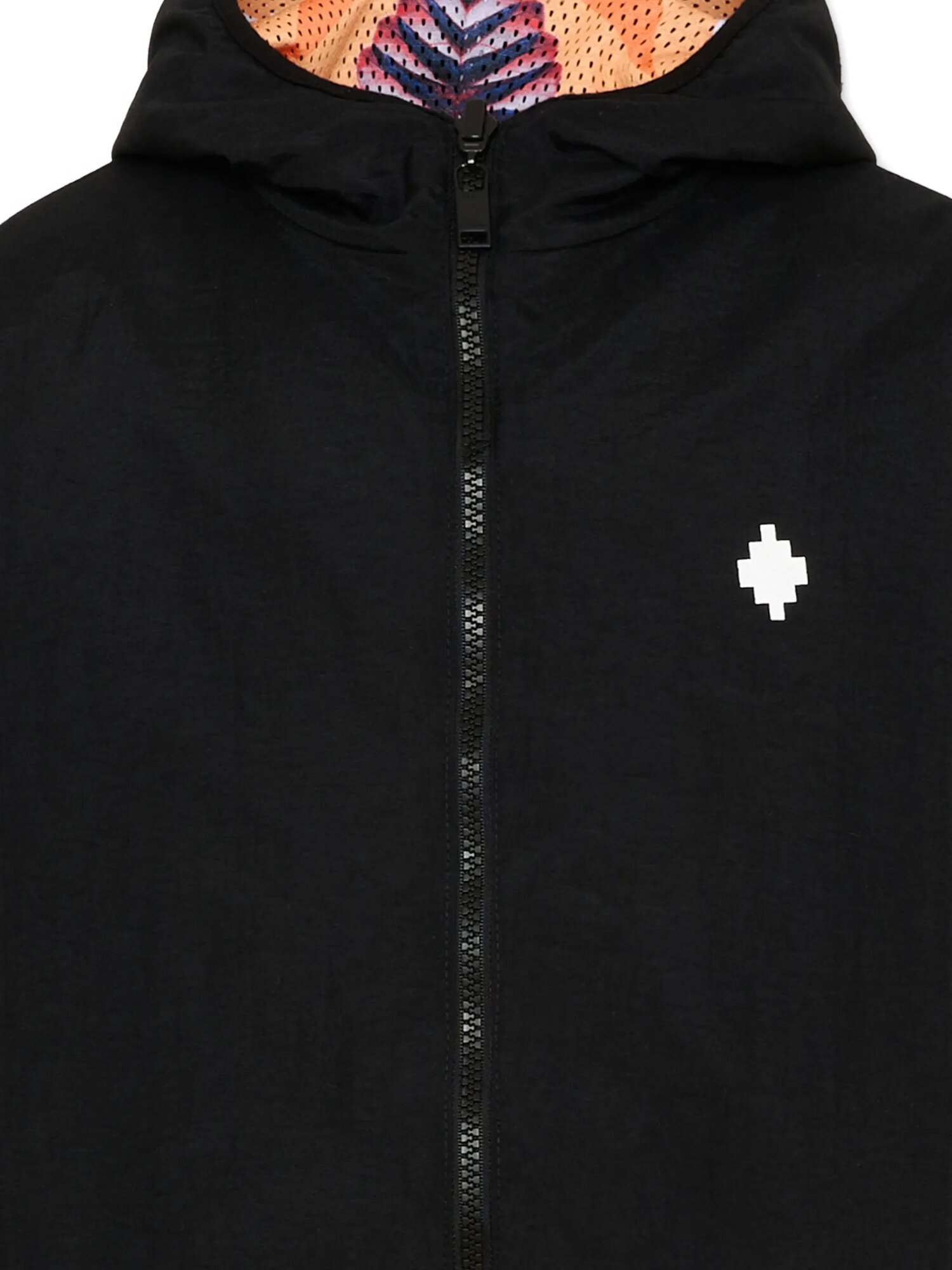 Куртка MARCELO BURLON Hooded graphic jacket, размер 6 лет, черный — фото 1