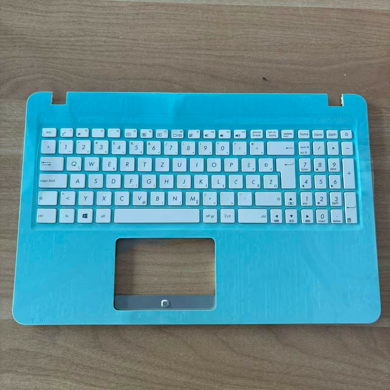 Комплект клавиатуры + защитного чехла для ноутбука ASUS A540/D540Y/F540U/R540U X540L/X540/X500UB, синий, двухязычный