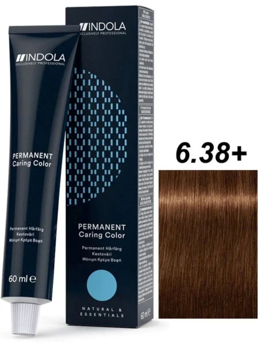 Indola Red Fashion 6.38+ Стойкая краска для волос 60мл