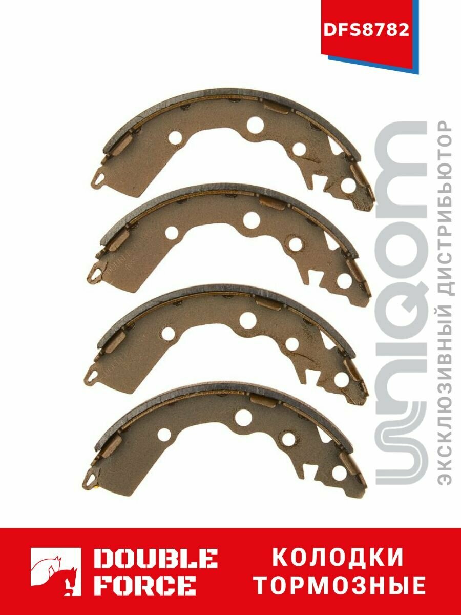 Колодки тормозные задние барабанные KIA PICANTO 2011 - 2017 Double Force DFS8782