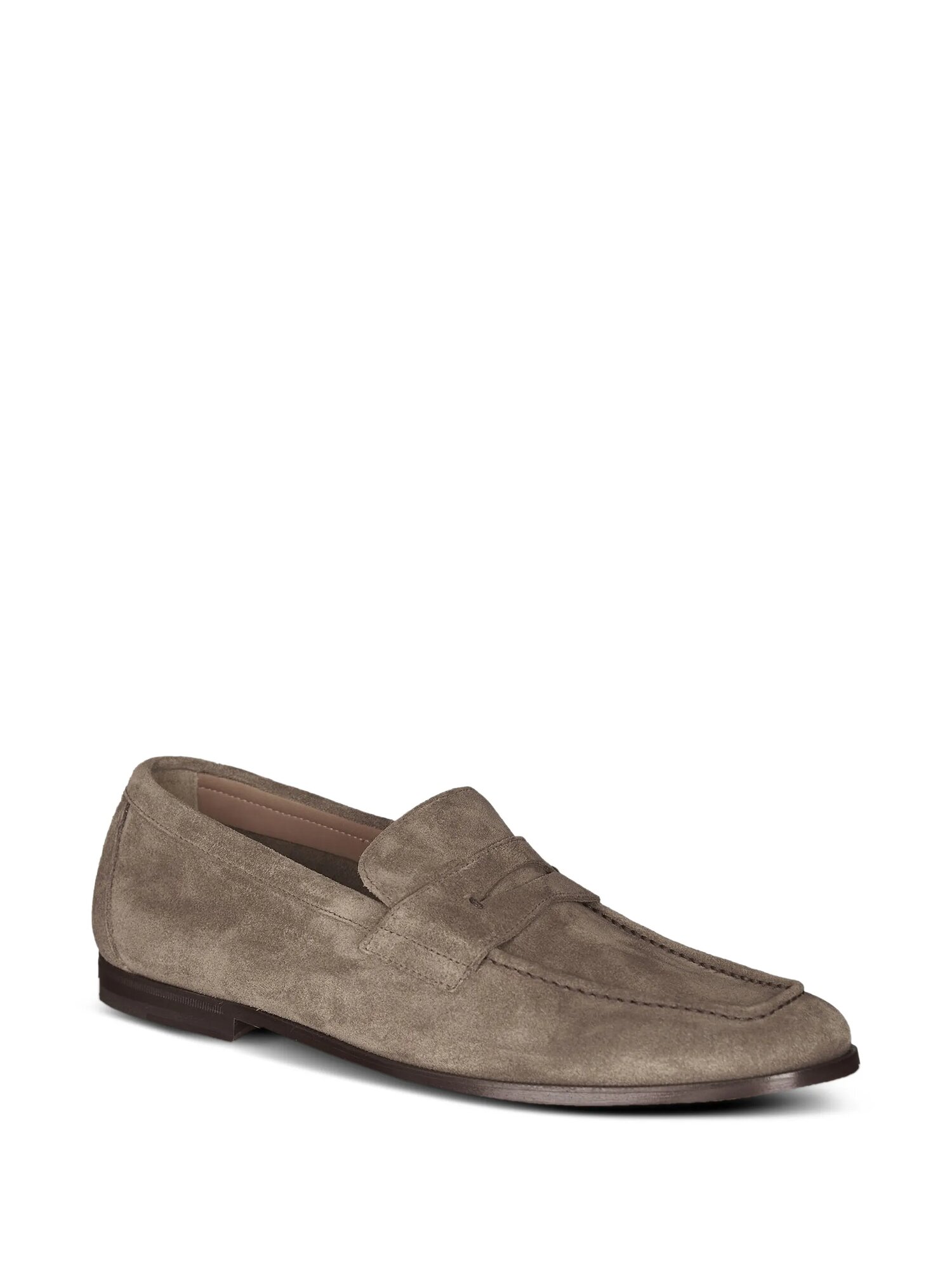 Лоферы Suede flat loafers