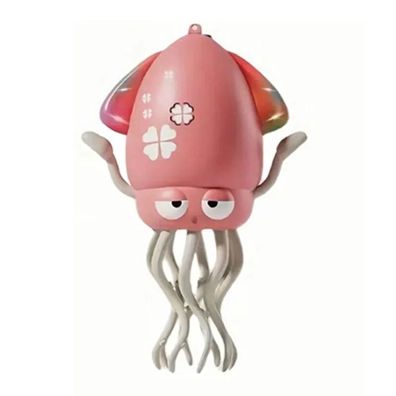 1 автоматическая индукционная игрушка для обхода препятствий magic dancing octopus toy-розовый MSRR