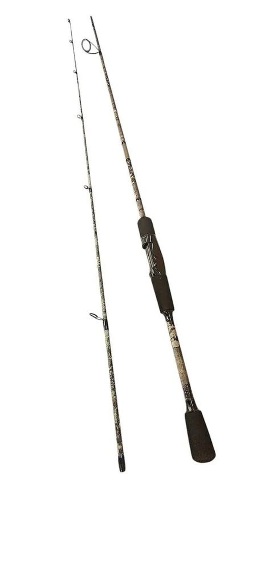 Спиннинг Kaida Camo, штекерный, 198см, тест 3-12г, цвет хаки