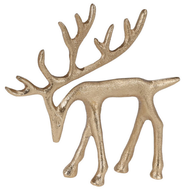 Декоративная фигура Олень Бернардо 16 см, золотая, Koopman, A98810040-2