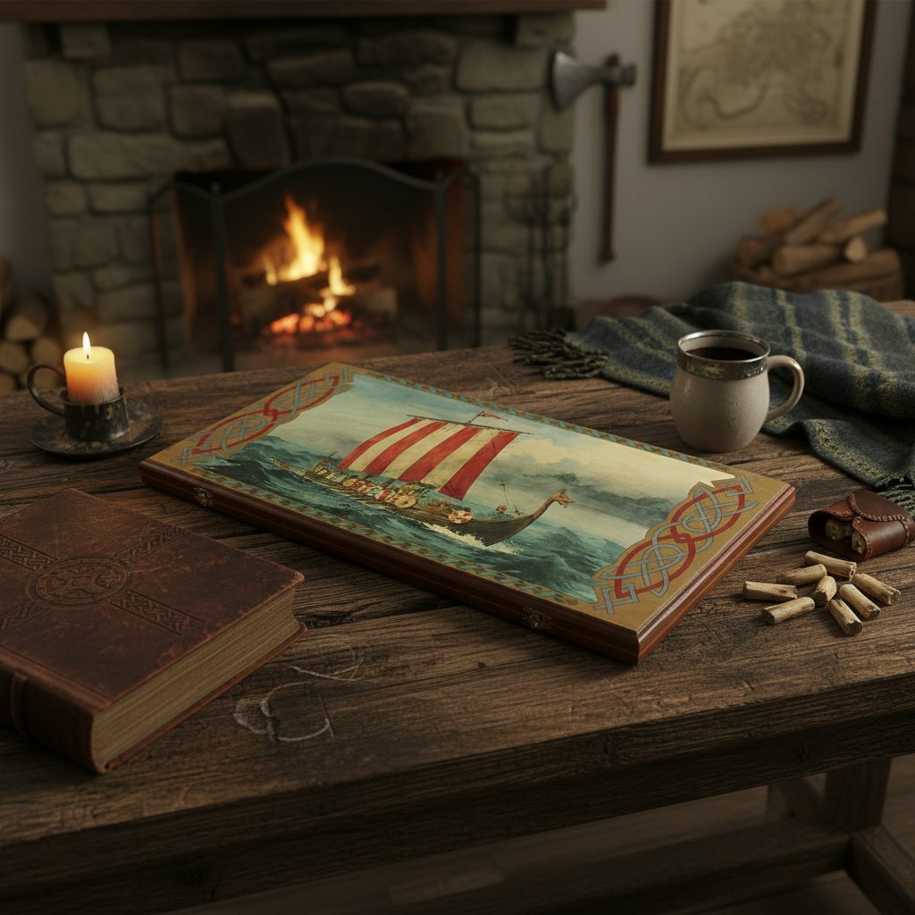 Подарочные нарды и шашки Норманны