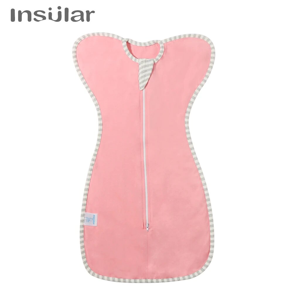 Розовый спальный мешок Insular S (60см)