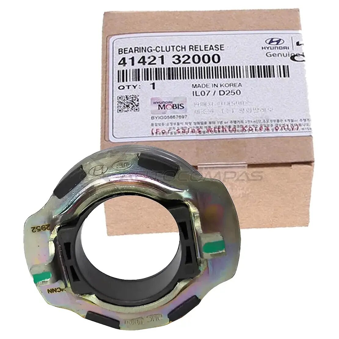 Выжимной подшипник Hyundai Elantra Getz i20 i30 i40 ix20 ix35 Solaris Tucson Kia Carens CeeD Cerato Optima Picanto Rio Soul Spectra Sportage 22154238 SLJ J6 41421 32000