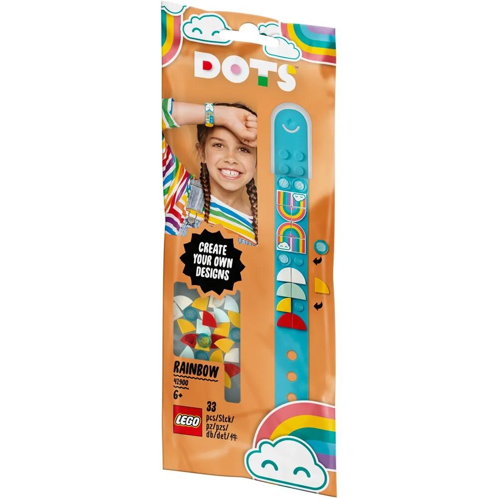 Конструктор LEGO DOTS 41900 Браслет Радуга